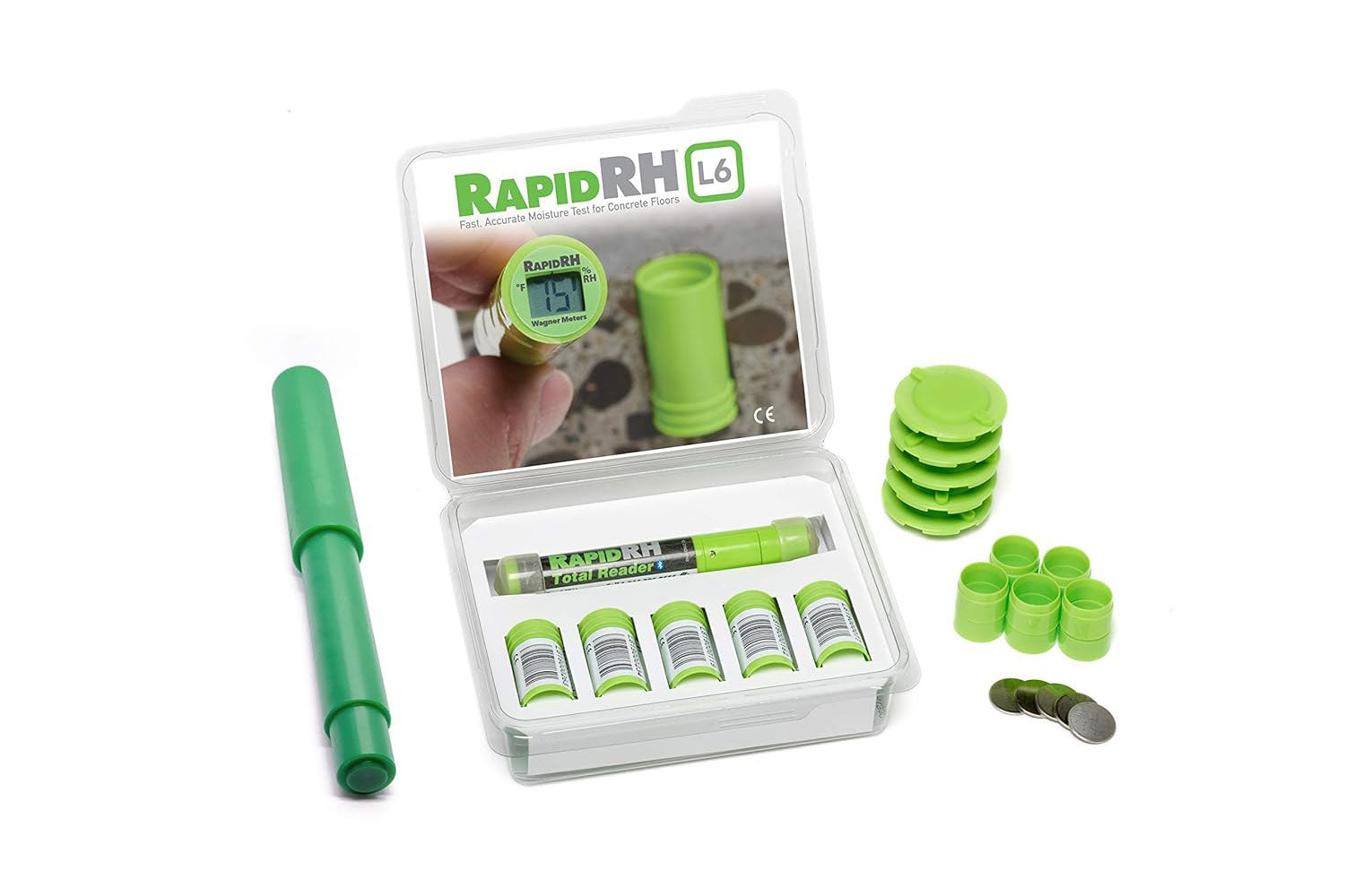 Concrete Moisture Test Upgrade Pack - Rapid RH® L6 – Wagner Meters