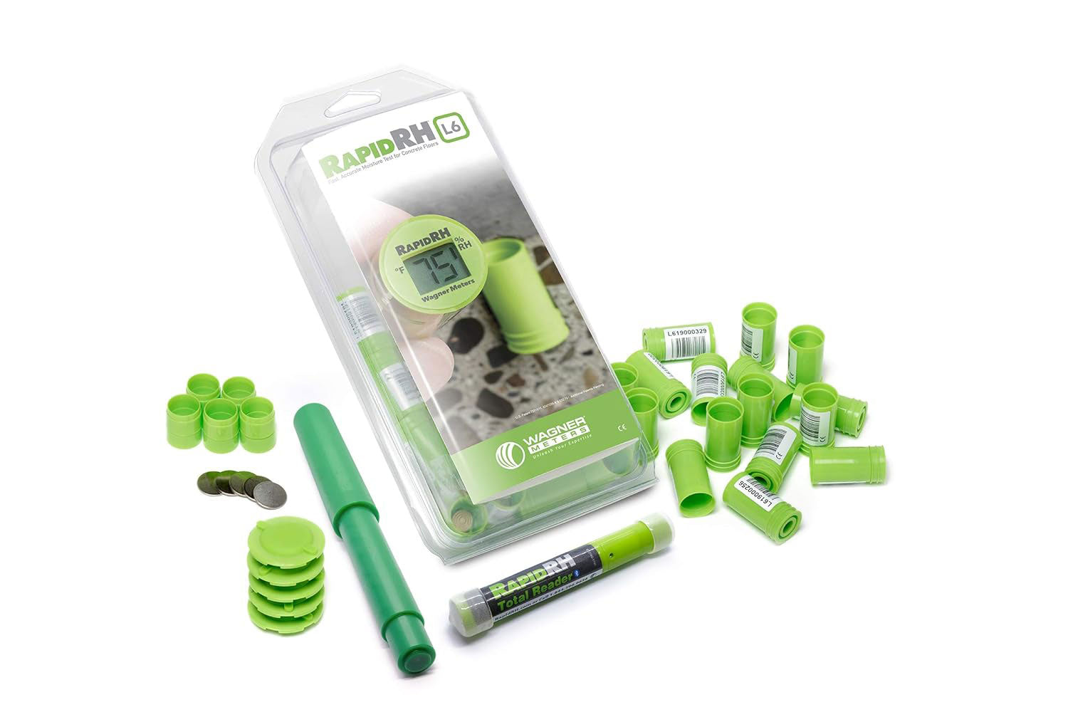 Concrete Moisture Test Upgrade Pack - Rapid RH® L6 – Wagner Meters